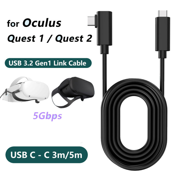 สายเชื่อมต่อOculus quest Link USB C-C /USB 3.2 Type-C Quick Charge สำหรับ Oculus Quest 2/1 ...