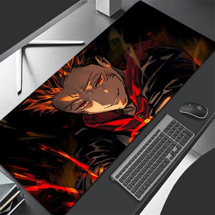 ญี่ปุ่น Jujutsu Kaisen Sukuna Mouse Pad บ้านอะนิเมะ HD ขนาดใหญ่ภาพเมาส์ ...