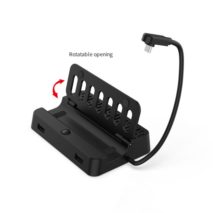 For Steam Deck Docking Station TV Base Stand Hub Holder Dock USB C to ...