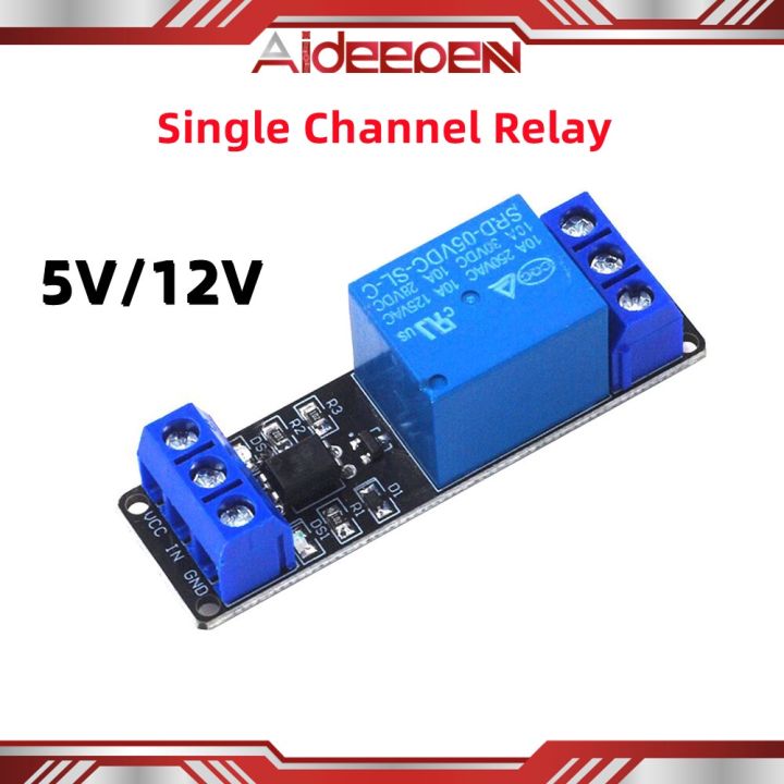 Single channel relay 1 channel 5V 12V 10A Low Level Trigger With ...