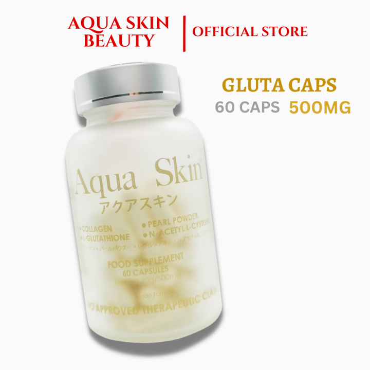 Aqua Skin Glutathione Gluta Caps Collagen NAC Gluta Capsule Anti Aging ...