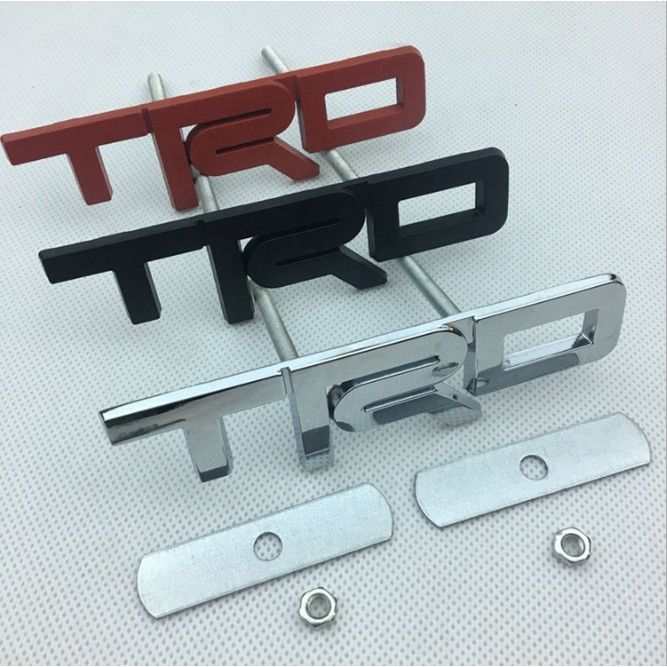 TRD Front Grill Grille Emblem Badge Logo Car Accessories | Lazada PH