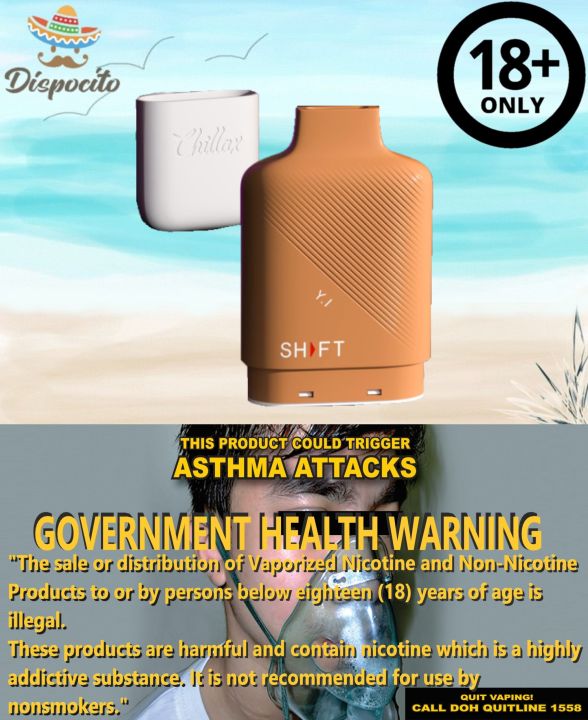 SHIFT x CHILLAX GO 9000 P.C ( POD AND BATTERY SEPERATELY SOLD ...