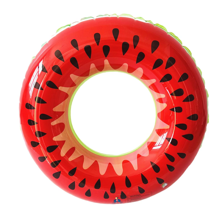Pool Swimming Rings Watermelon Pattern Inflatable Tube Pool Floatie ...