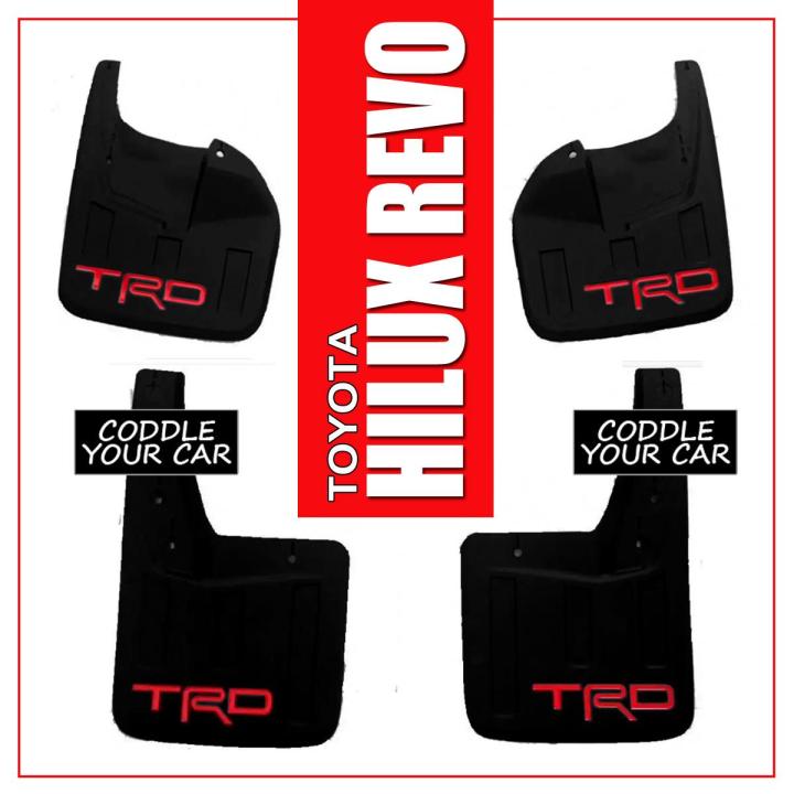 TRD Mudguard (Black) for Toyota Hilux Revo 2016-2018 | Lazada PH