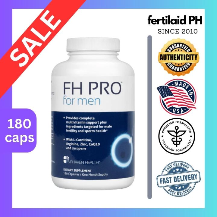FertilAid FH Pro for Men | Clinical Strength Fertility Supplement for ...