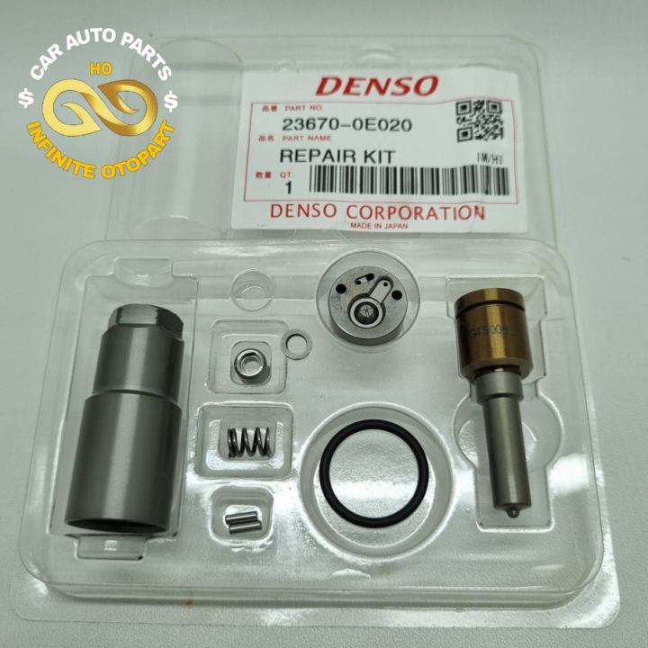 REPAIR KIT INJECTOR INOVA HILUX REVO INNOVA REBORN 2GD 2.4 DENSO ...