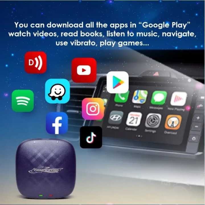 TOMAHAWK TAB CarPlay Android AI Box Android 11 Android 12 | Lazada