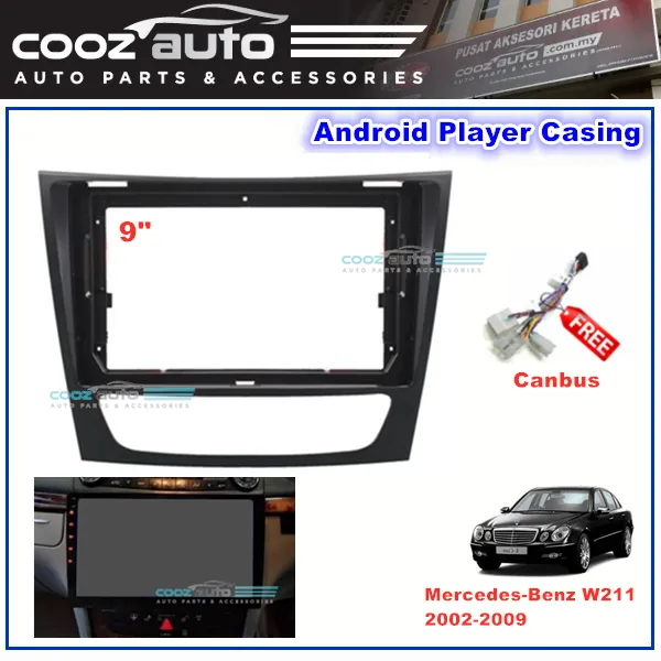 Mercedes-Benz E-class W211 2002 - 2009 Dashboard Audio Android Player ...