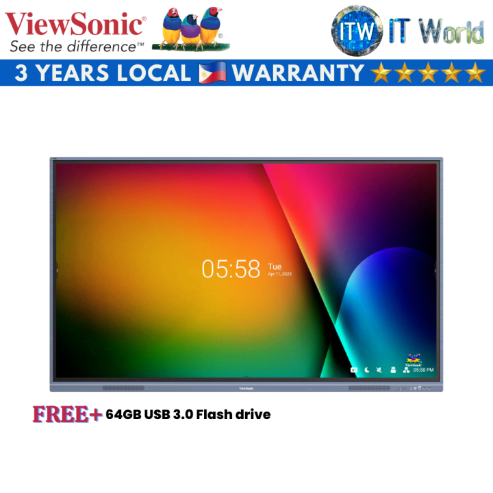 Viewsonic Viewboard IFP7533 - 75" (3840 x 2160 UHD) / 60Hz / TFT LCD ...