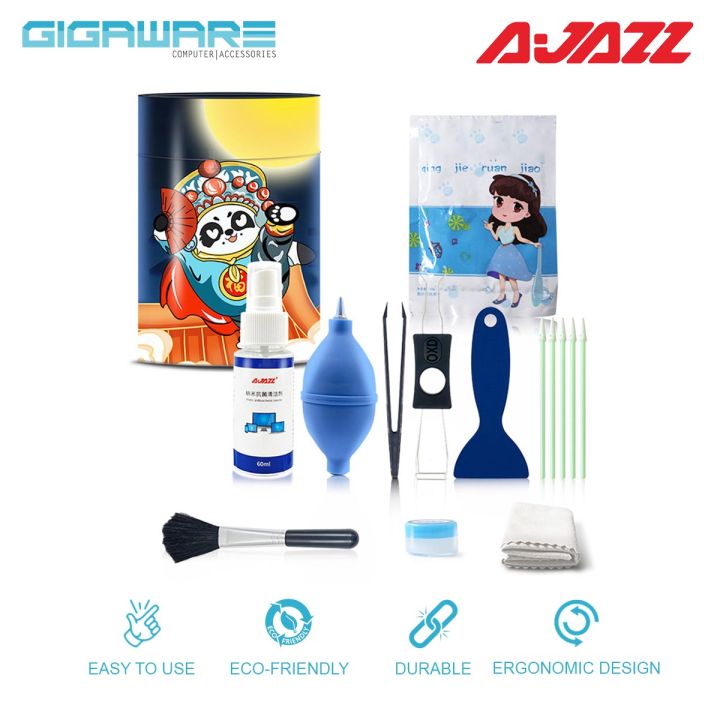 Ajazz Keyboard Cleaning Kit Set 10 in 1 Cleaner Tool for Gaming ...