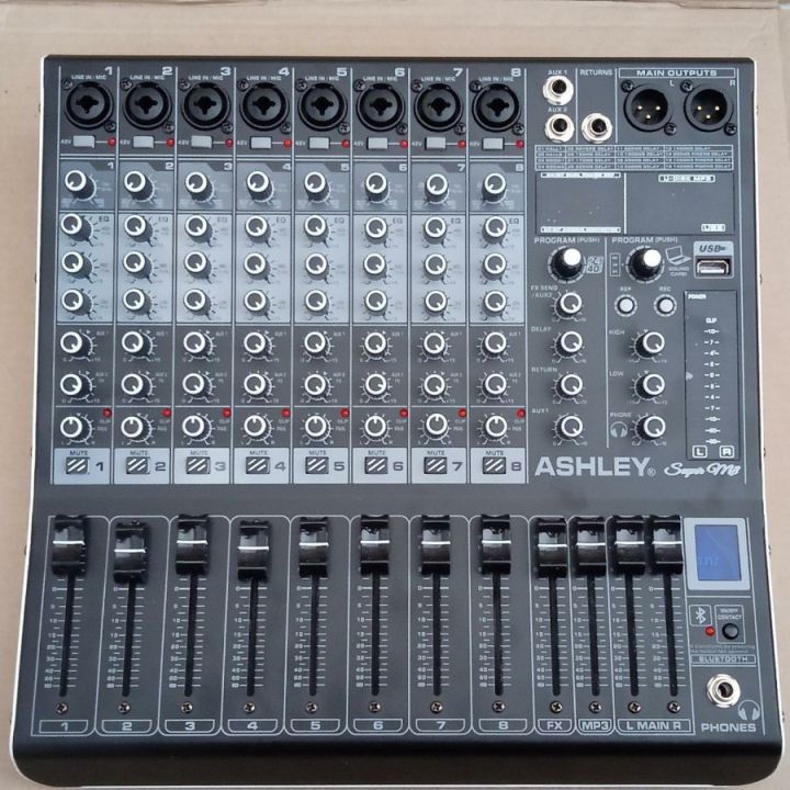 Mixer Ashley Super M8 Original 8 Channel Bluetooth | Lazada Indonesia