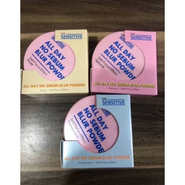 COD DR. SENSITIVE All Day No Sebum Blur Powder 25g SOLD PER PIECE ...