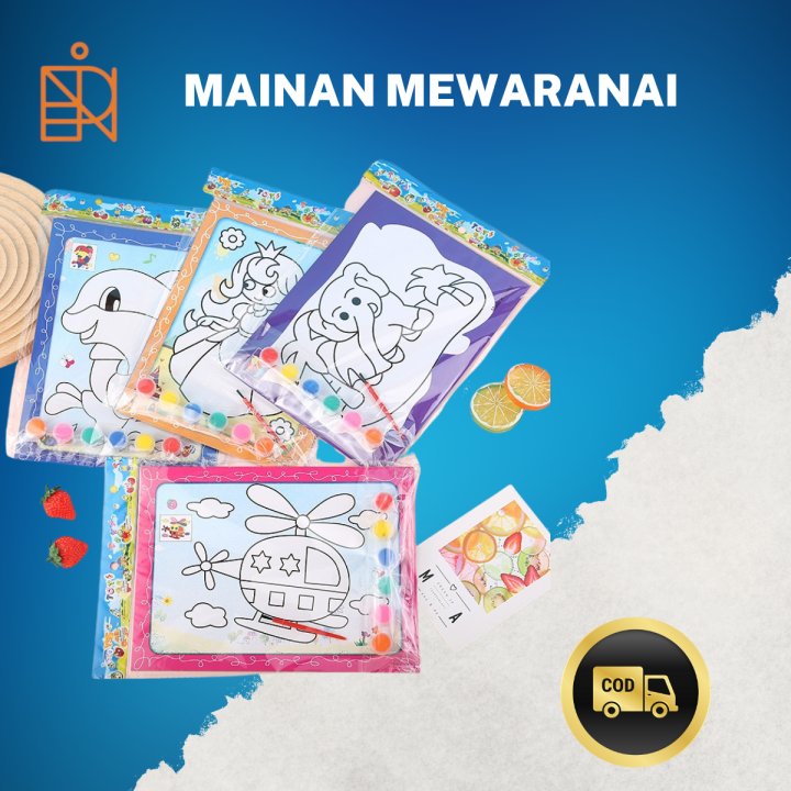 Montessori Magic: Mainan Anak DIY Edukasi Menggambar dan Mewarnai ...