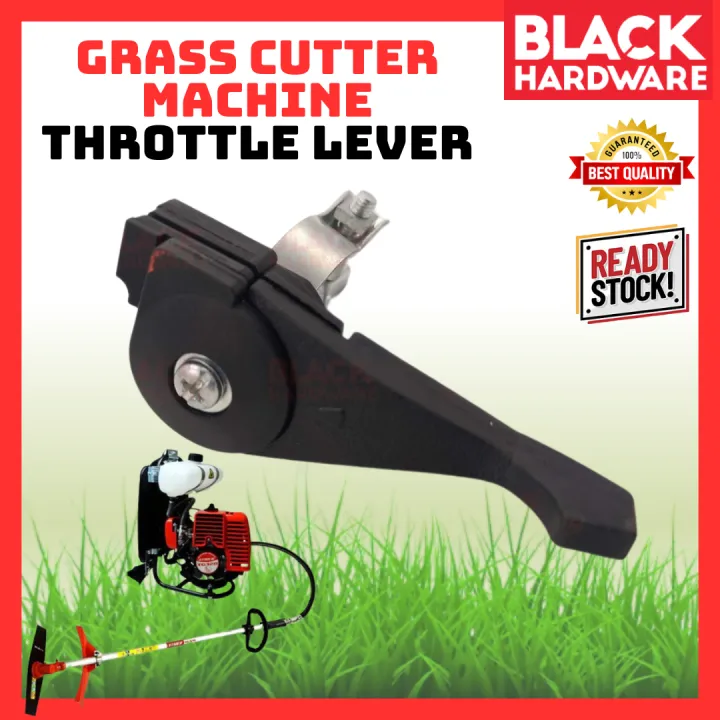 Black Hardware Throttle Mesin Rumput Control Minyak Mesin Rumput ...