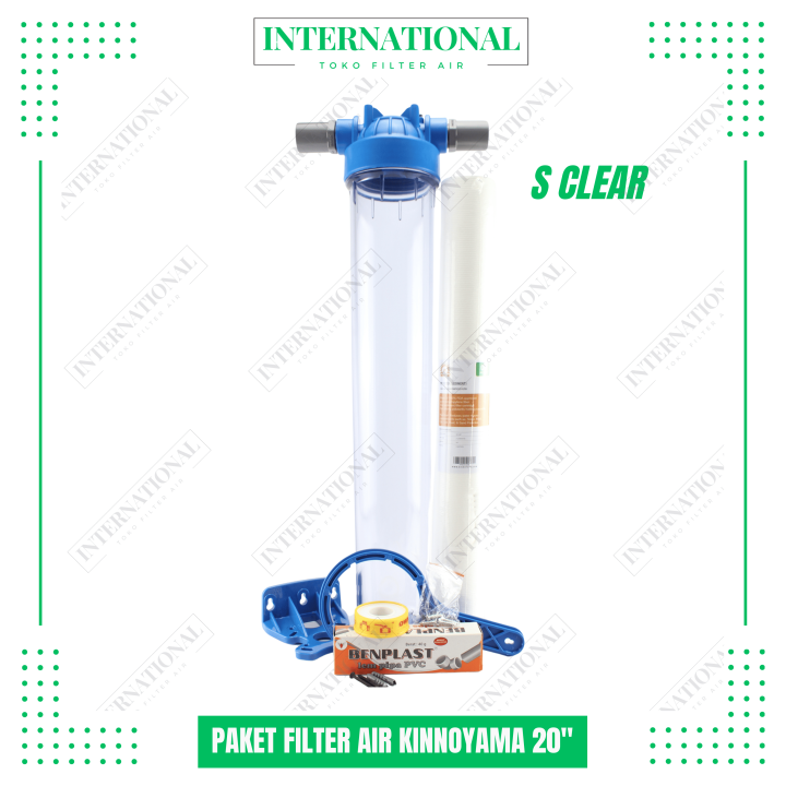 Paket Filter Air Nanotec Sedimen 20 inch drat 3/4" / Filter Air Toren ...