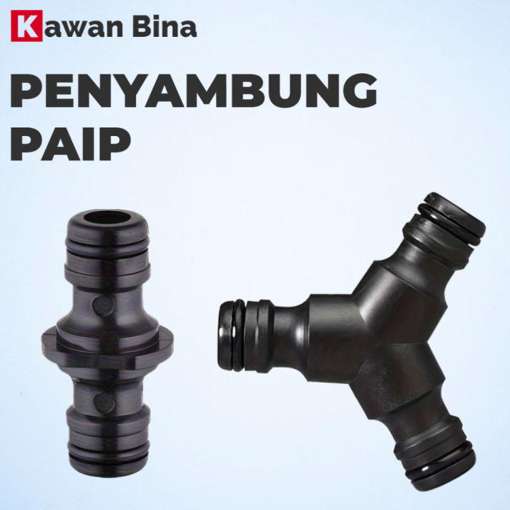 Penyambung Hos Taman & Jet Air Adapter Faucet Quick Adapter Paip Garden ...