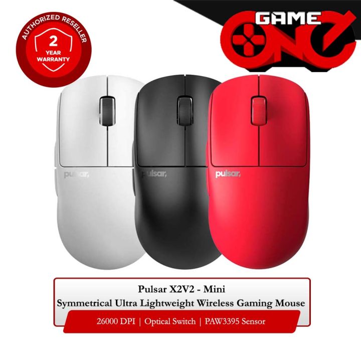 Pulsar X2V2 Mini Symmetrical Ultra Lightweight Wireless Gaming Mouse ...