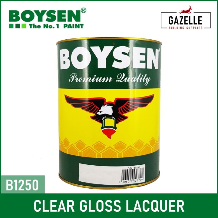 Boysen Clear Gloss Lacquer B1250 Highest Grade Clear Gloss Varnish Durable Finishing for ...