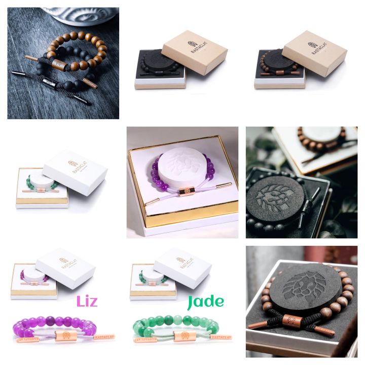 RASTACLAT AUTHENTIC BEADED BRACELET: KARMA TRUTH JADE LIZ COMPLETE WITH ...