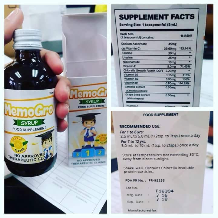 Nworld Memo Grow 120ml syrup multivitamins for kids | Lazada PH