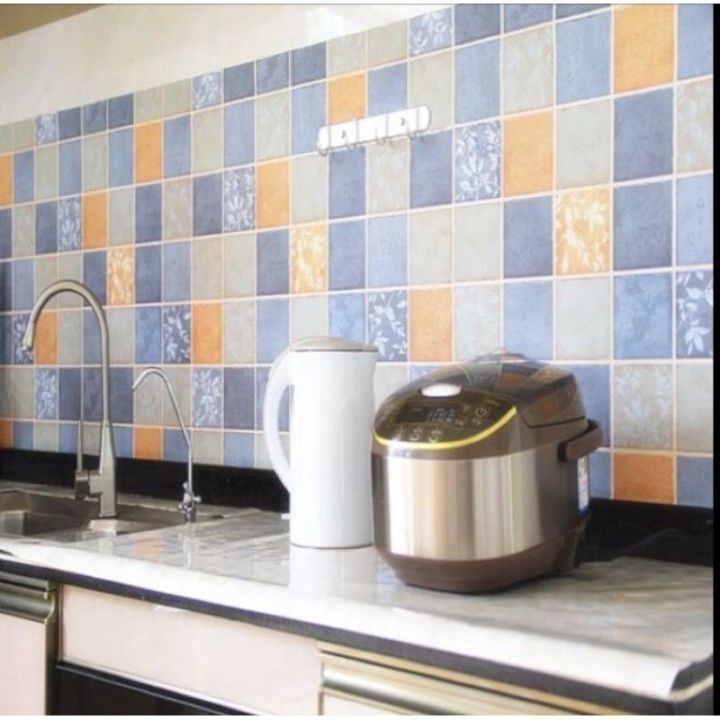 Wallpaper X10 tiles design self adhesive waterproof 10meters by 45cm ...