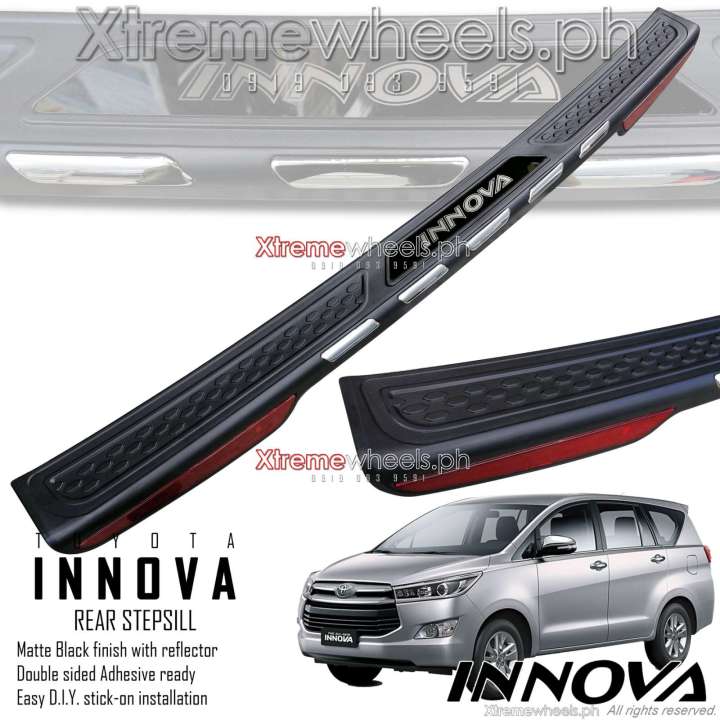 Toyota Innova 2016 -2024 Bumper Protector Rear stepsill / Step Sill ...