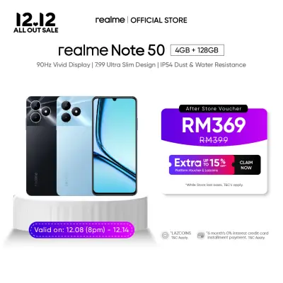 Realme Note 50 Price in Malaysia & Specs - RM359 | TechNave