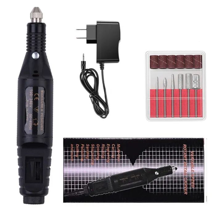 Professional Mini Electric Grinding Set 12V DC Drill Grinder Grinding ...