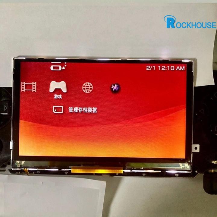 【Rockhouse】 PSP 3000 Series LCD Replacement Screen for Models 3001 3002 ...