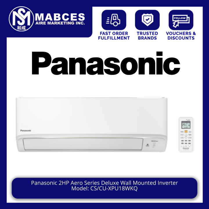 Panasonic 2HP Aero Series Deluxe Inverter Split Type Aircon CS/CU-XPU18WKQ | Lazada PH
