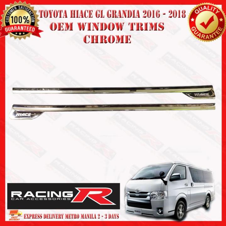Toyota HiAce Commuter and Grandia 2016 - 2018 Window Trim Chrome ( Car ...
