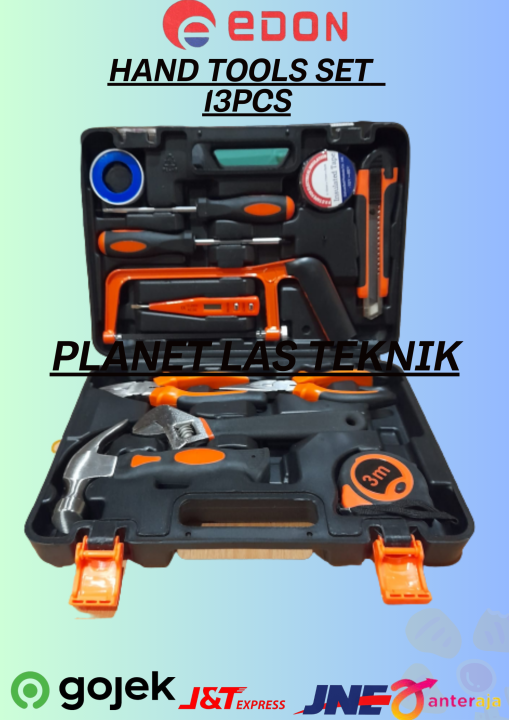 EDON Peralatan Set Rumah Lengkap Alat Perkakas Tool Kit Set ED003-2 ...