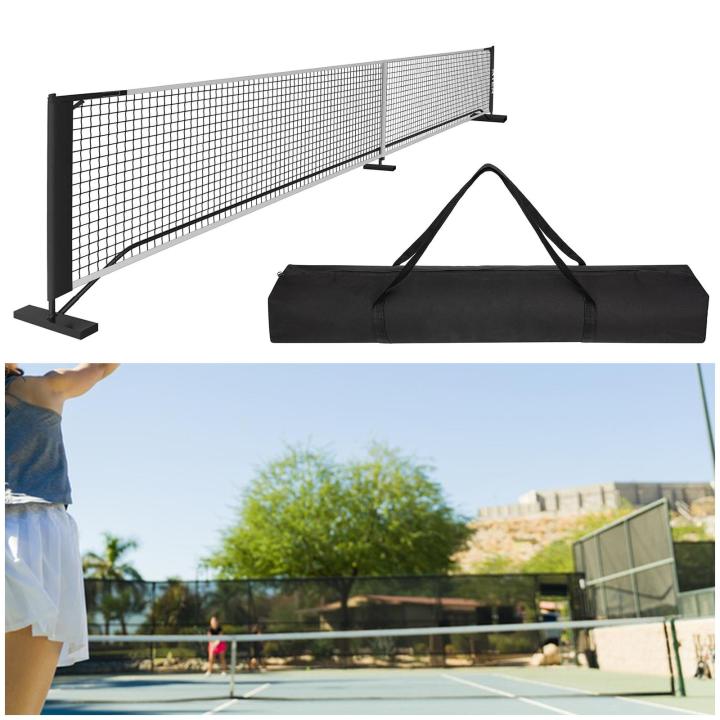 Moon Lovely Portable Pickleball Net Set System with Bag Metal Frame ...