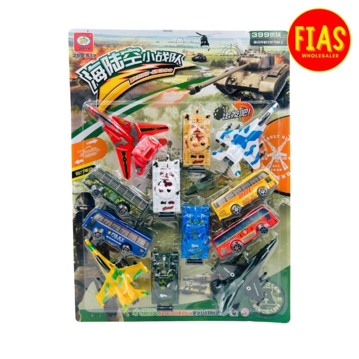 12 pcs Army Team Pull Back Vehicle Toys C78 | Lazada PH