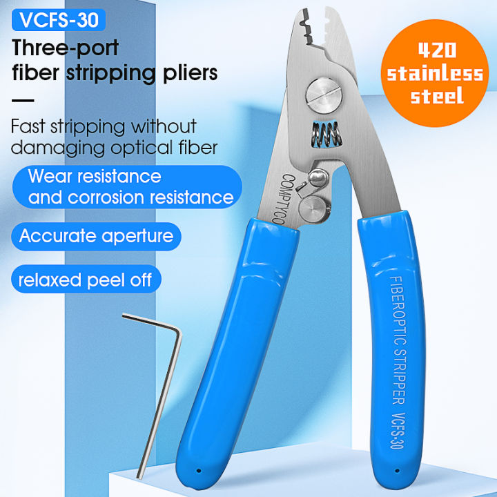 Stainless steel optical fiber Nomiller pliers VCFS-30 three-port ...