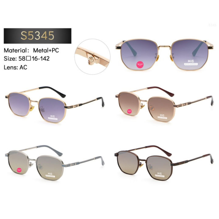 HIC Sunglassesแว่นกันแดด S5345 ป้องกันแสงแดด ใส่ได้ทุกเพศ ทุกโอกาส | Lazada.co.th
