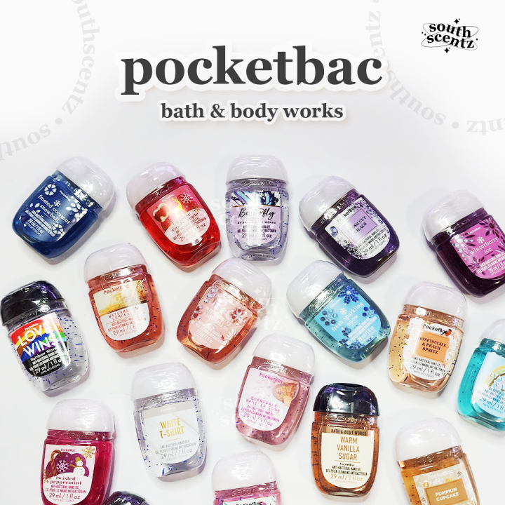 Pocketbac Hand Sanitizer White T-shirt Butterfly Warm Vanilla Sugar ...