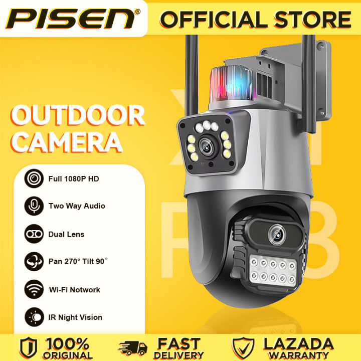 ICSEE IP Camera XM R13 Outdoor Surveillance HD 1080P WiFi PTZ Dual Lens ...