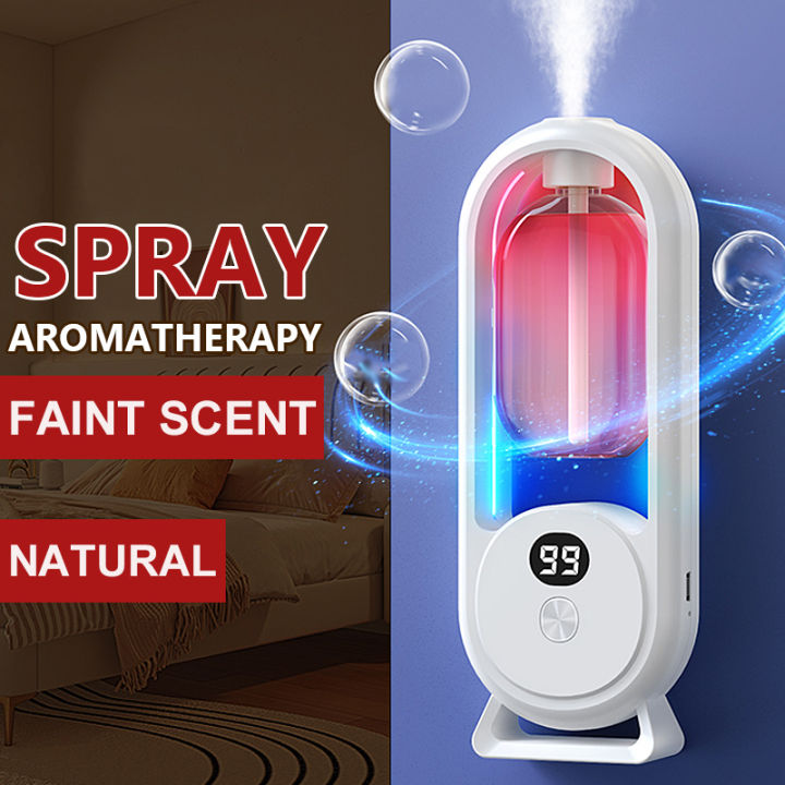 Automatic Aroma Diffuser Humidifiers Essential Oi Digital Display Rechargeable Fragrance Machine