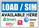Load Available Here Signage Sign Boards Load SIM Available here | Lazada PH