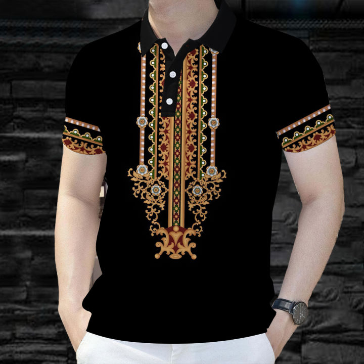 Polo Barong For Men 2025 Barong Tagalog Modern Asean Attire Men Vintage ...
