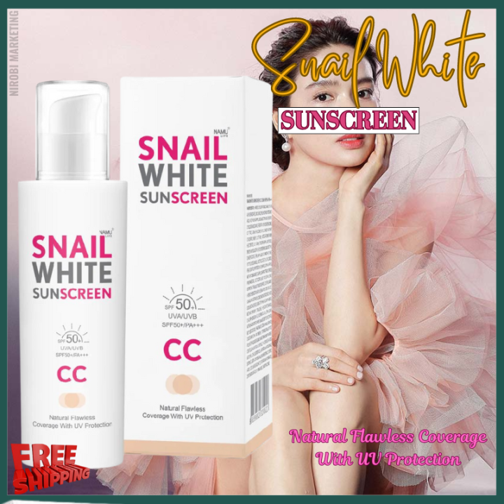 HOT DEALS Snail White Sunscreen Designed For Daily Use Providing ...