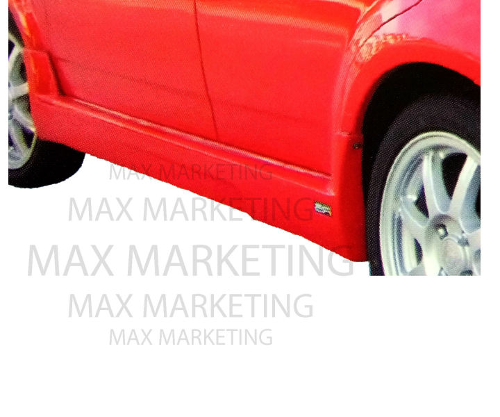 B0995 PROTON SAVVY SIDE SKIRT (R3) FIBERGLASS SKIRT LIP BODYKIT | Lazada