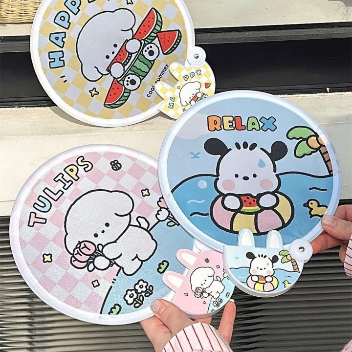 Sanrio Folding Fan Summer Portable Sun Protection Cooling Anime Cartoon ...
