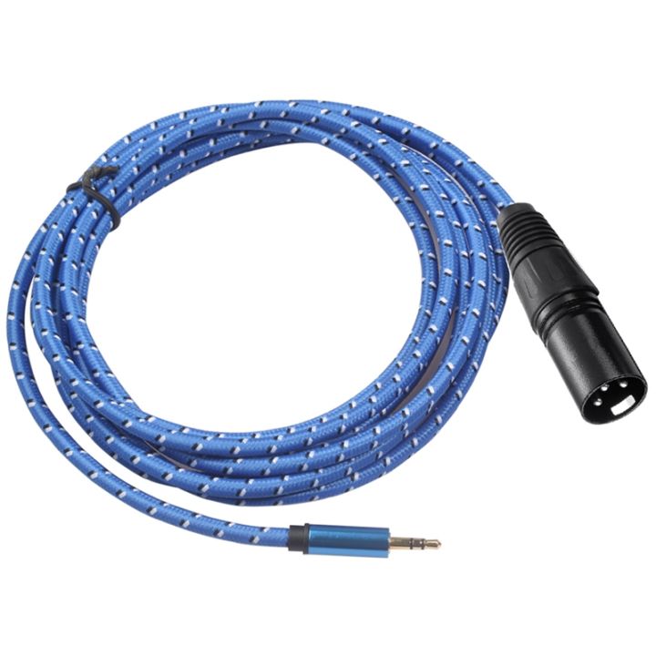 (OPSC) 3.5MM TO Mini 3Pin XLR for PC Headphone Mixer Microphone Stereo ...