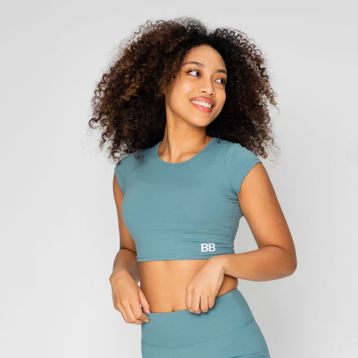 Captive Crop Top - Silver Mist | Lazada PH