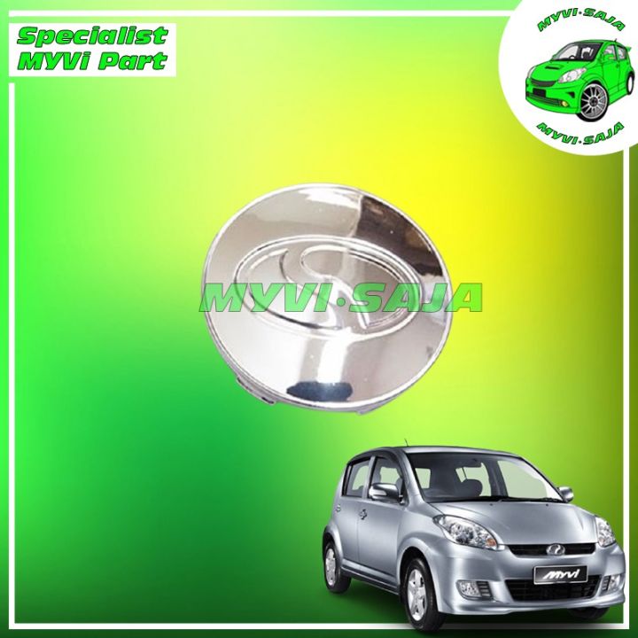 Perodua Viva Kelisa Alza Myvi Axia Bezza Chrome Rim Cap / Wheel Cap ...