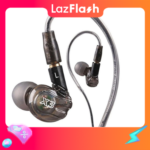 Tai nghe Moxpad X3 - Dây dẫn tháo rời, Có mic thoại, Âm thanh vượt tầm ...