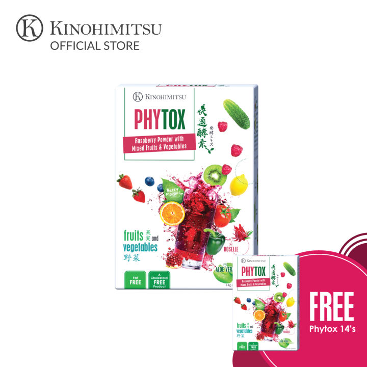 [Buy 1 Free 1] Kinohimitsu Phytox 14s *Detox Enzyme* | Lazada